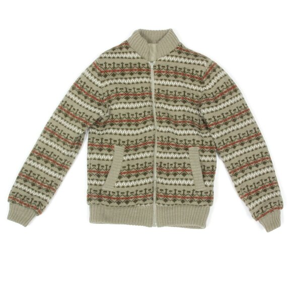 B Altman | Jackets & Coats | Vintage 6s Nordic Fair Isle Jacket Mens ...